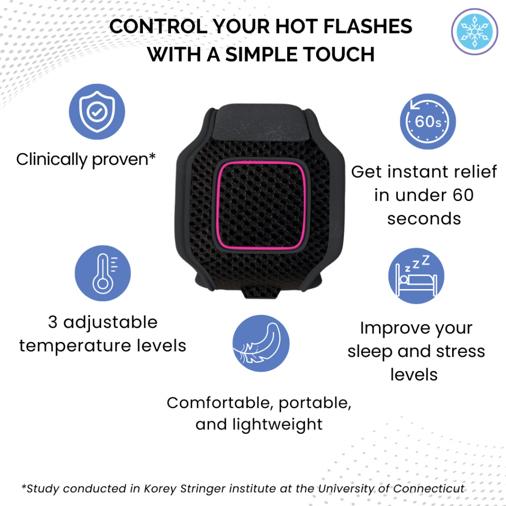 Cooling Wristband for Hot Flashes | Kulkuf
